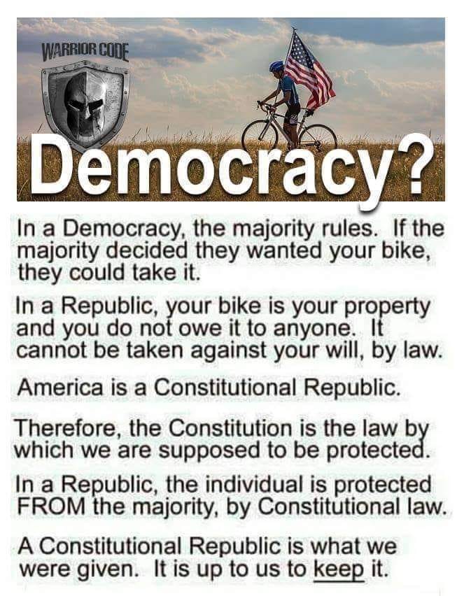 Yes, a republic actually IS a democracy… – The Other Hand